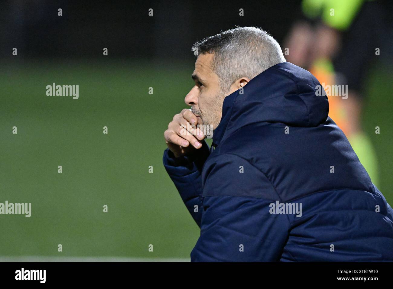 headcoach Lionel Vitrant of Charleroi pictured during a female soccer ...