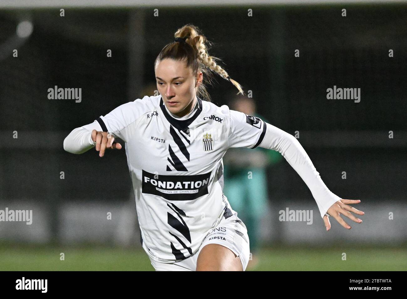 Perrine Balant (9) of Charleroi pictured during a female soccer game ...