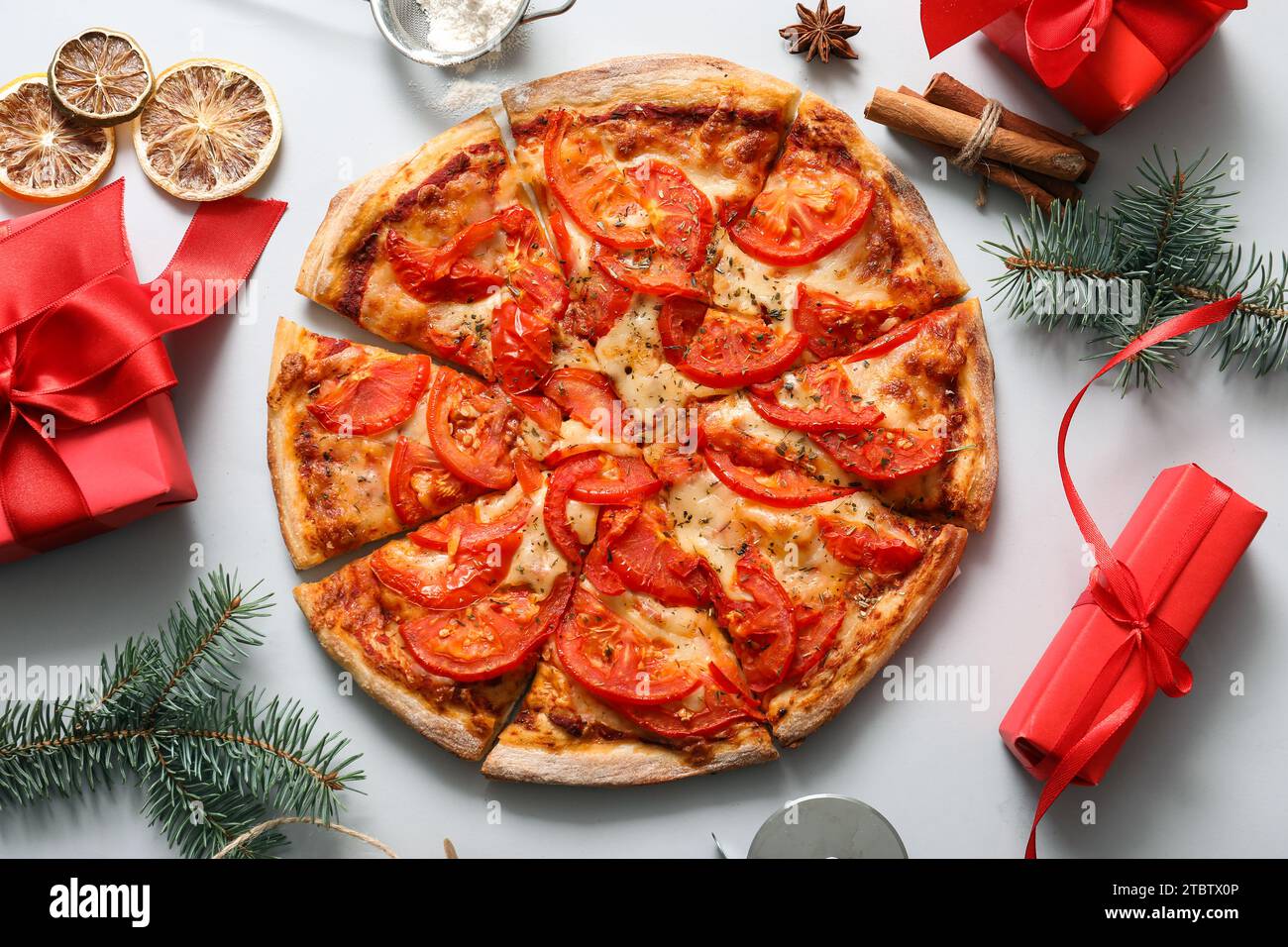 Delicious pizza christmas tree hi-res stock photography and images - Alamy