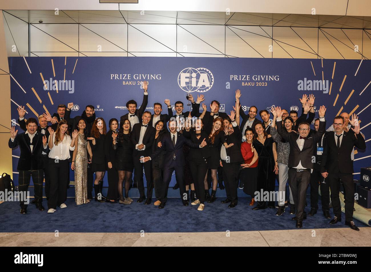 FIA family picture during the 2023 FIA Prize Giving Ceremony in Baky on ...