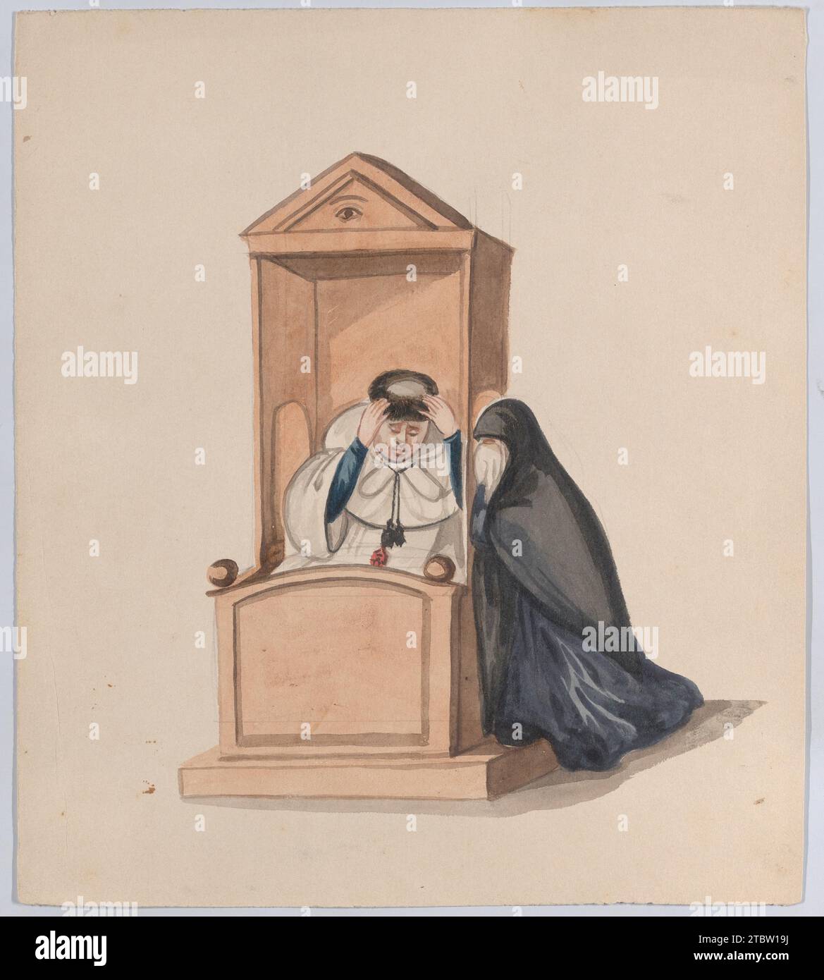 Woman confessing hi-res stock photography and images - Alamy