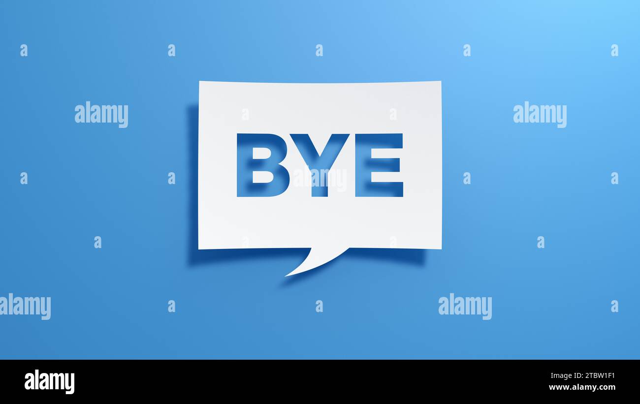 Bye symbol hi-res stock photography and images - Alamy