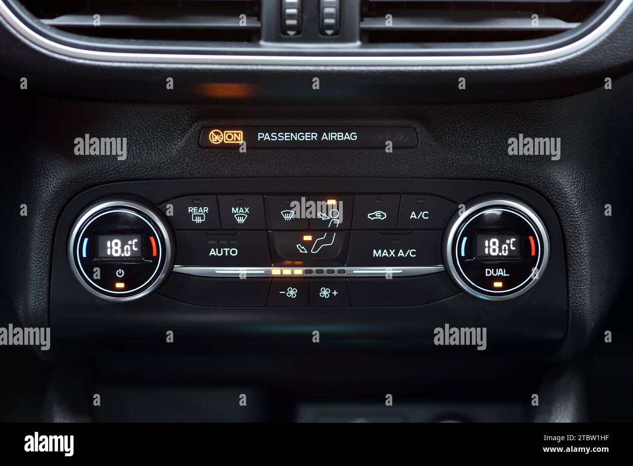 Automatic Car Air Conditioner Stock Photo - Alamy