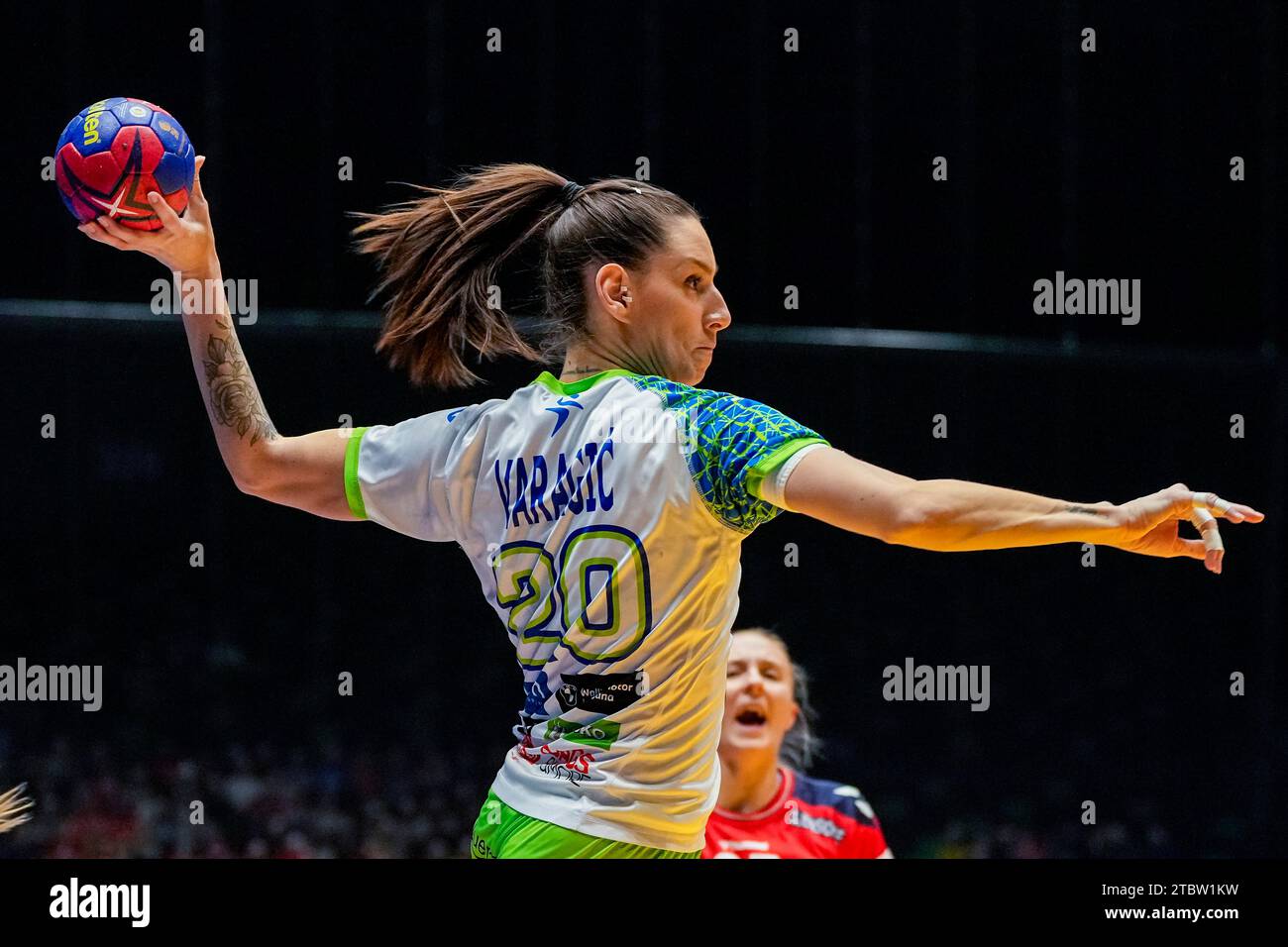 Trondheim 20231208.Alja Varagic during the World Championship match in ...