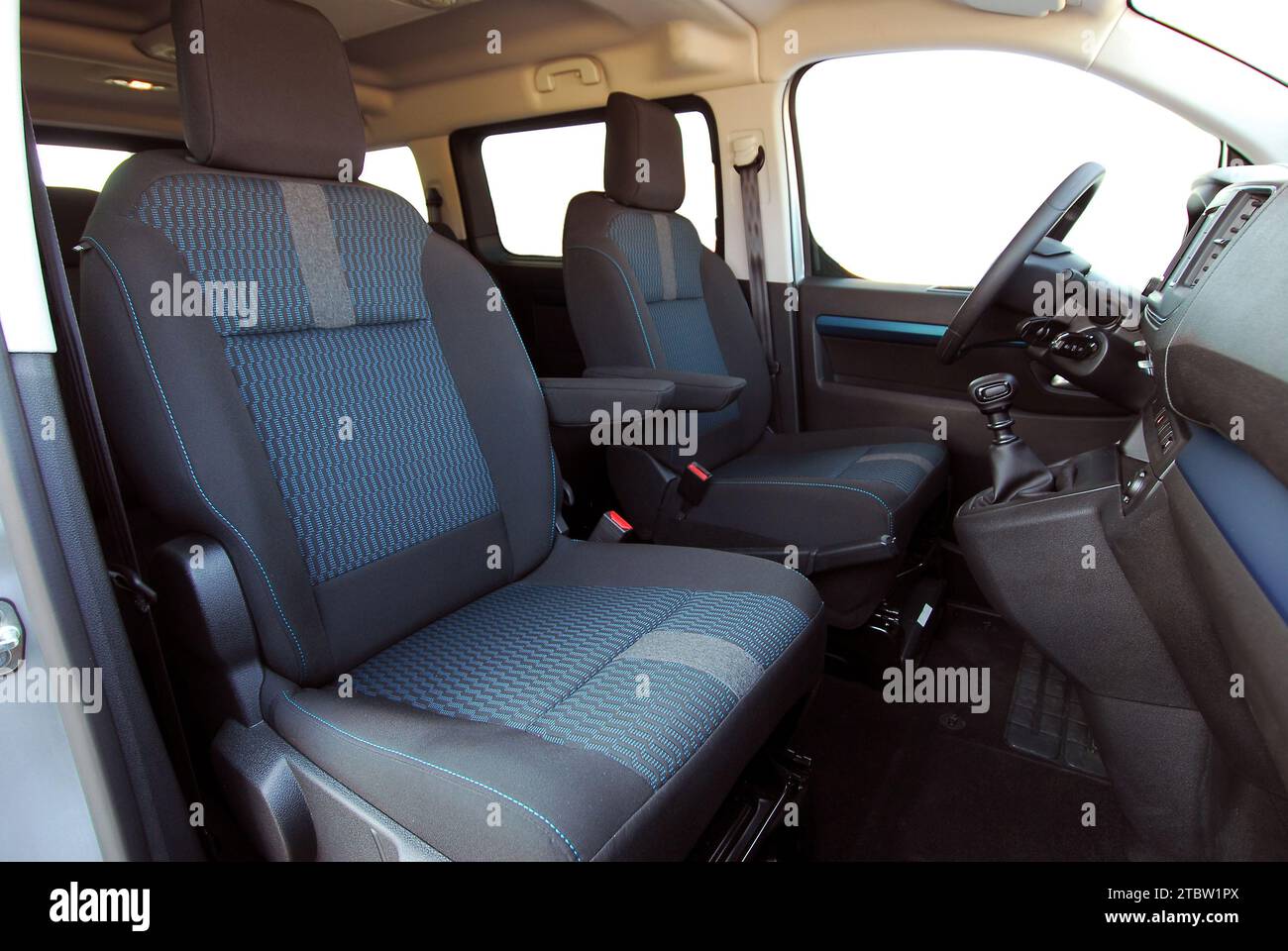 Front seats of a modern passenger car Stock Photo - Alamy