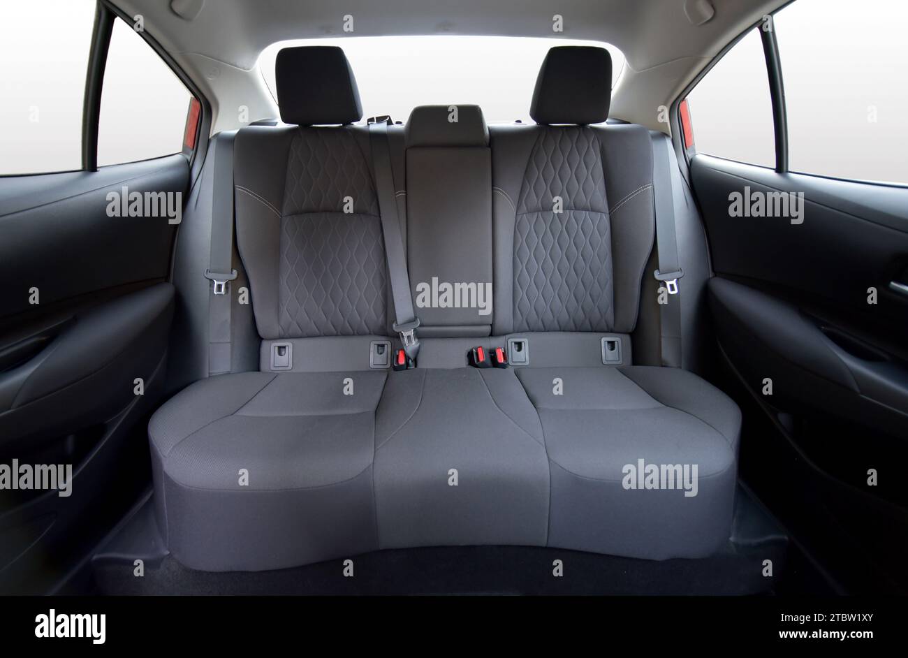 Rear seats in passenger car Stock Photo - Alamy