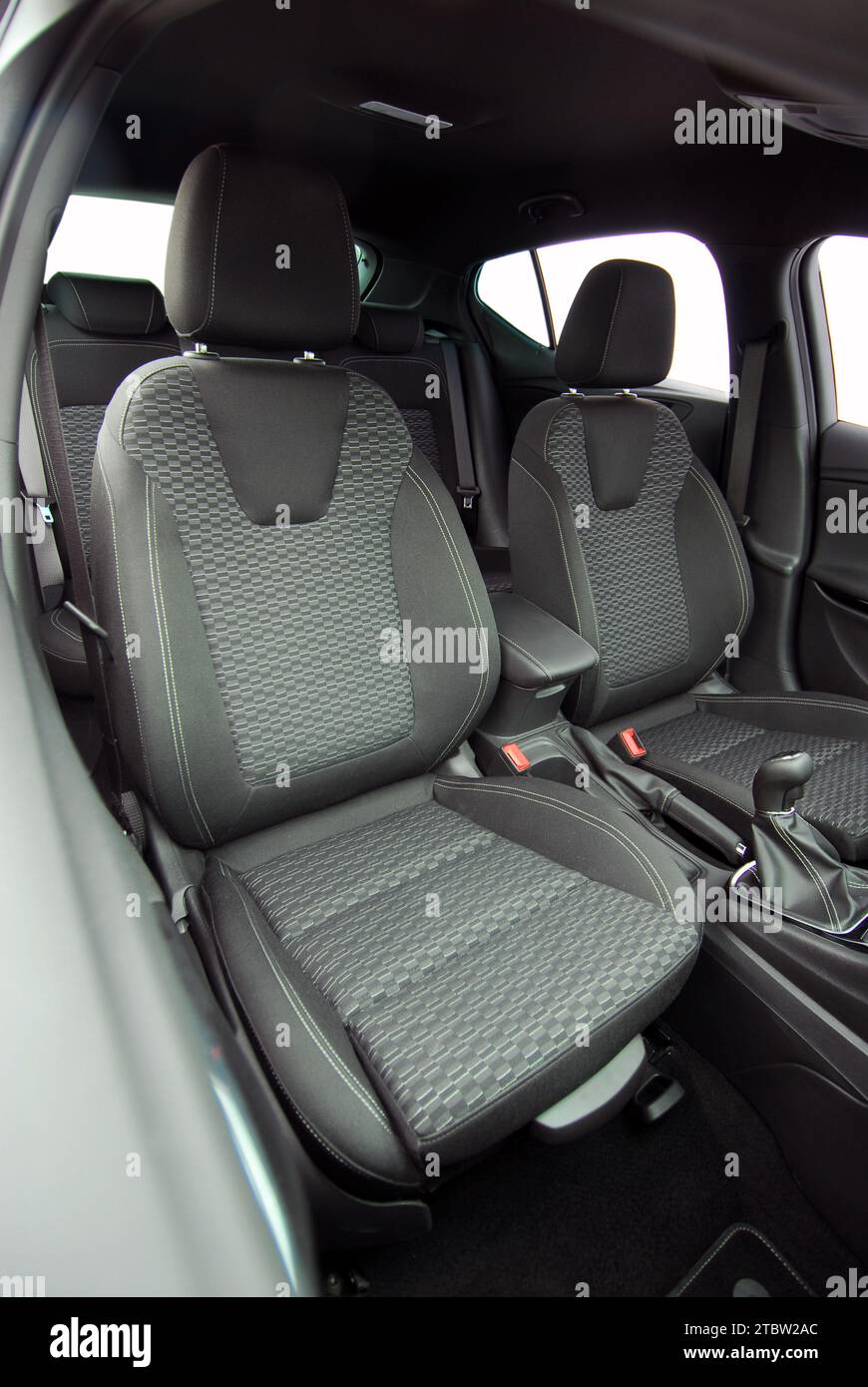 Front seats of a modern passenger car Stock Photo - Alamy