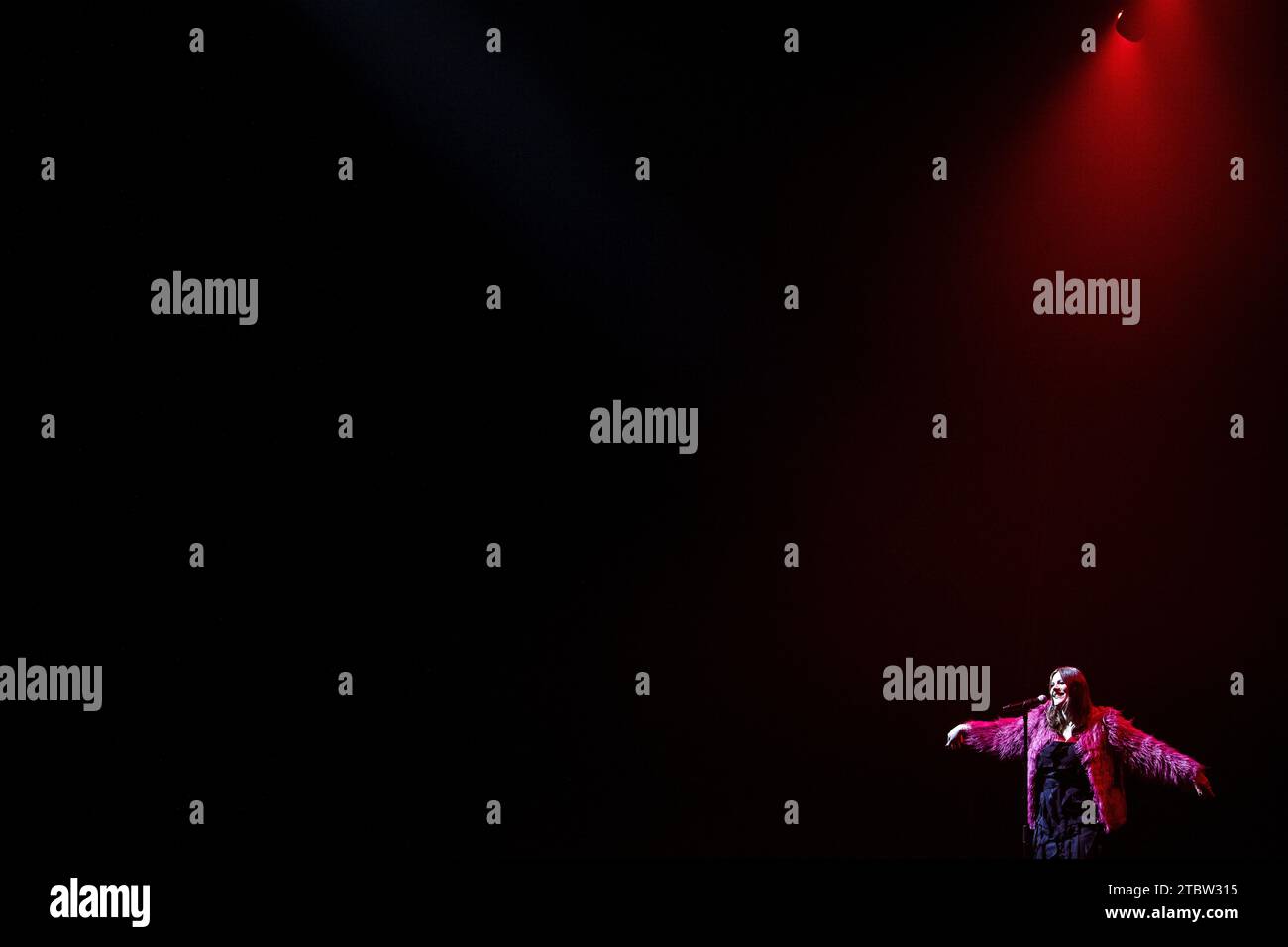 AMSTERDAM - Singer Floor Jansen during a performance in AFAS Live. It ...