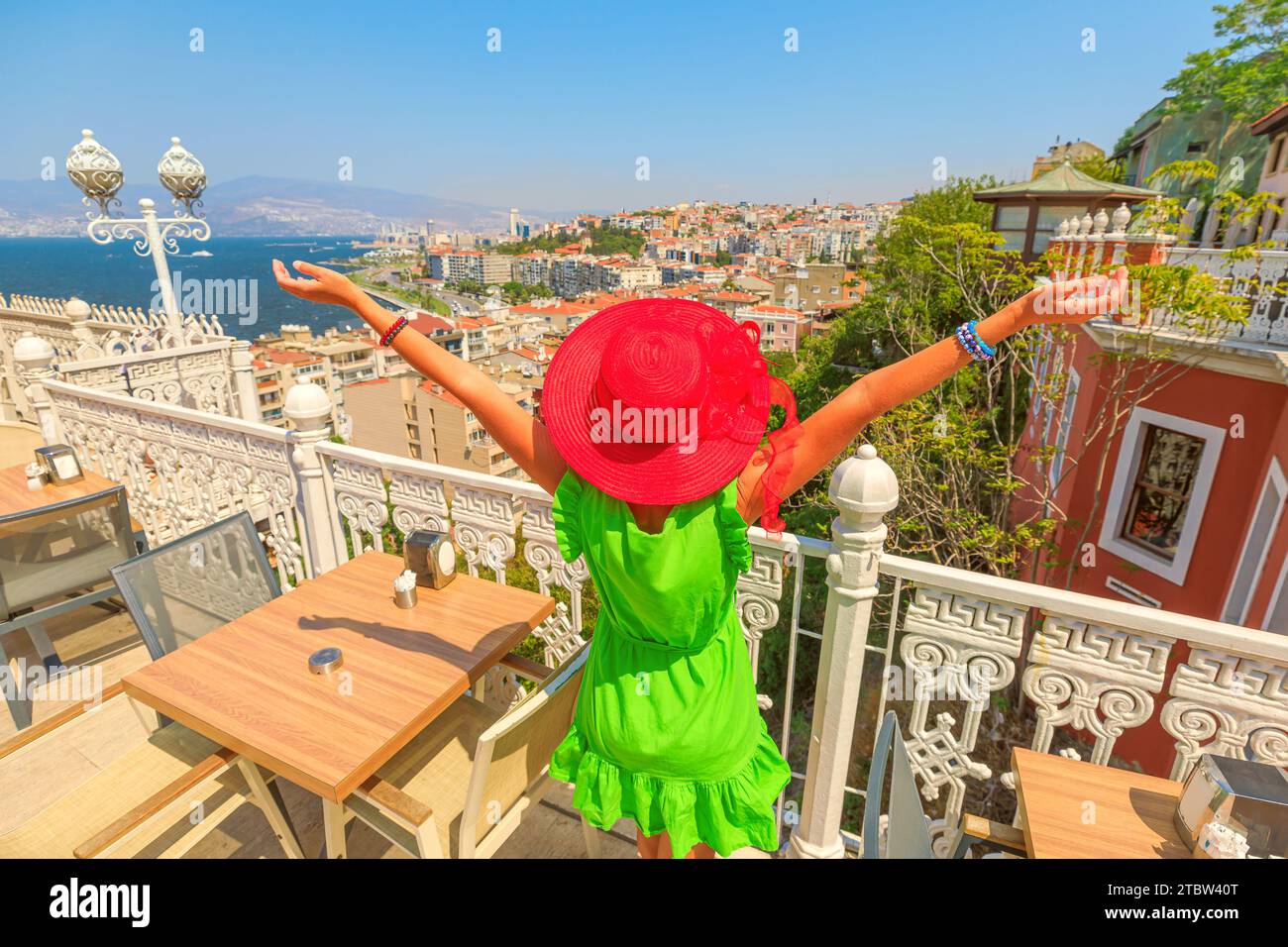 Asansor of 1907 historic landmark of Izmir, Turkey. ingenious elevator ...