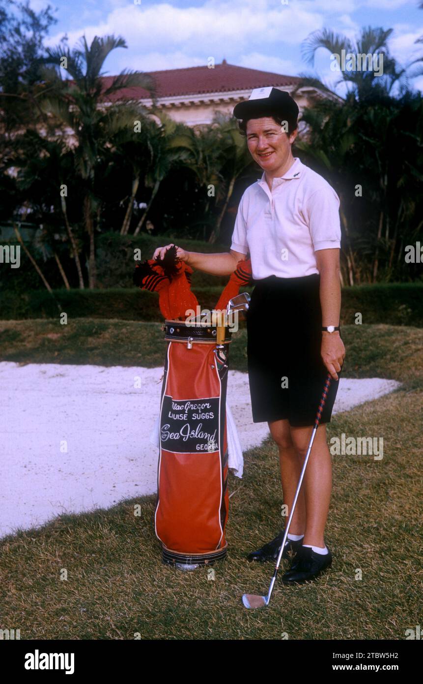 HAVANA, CUBA - FEBRUARY 9: Louise Suggs (1923-2015) of the United ...