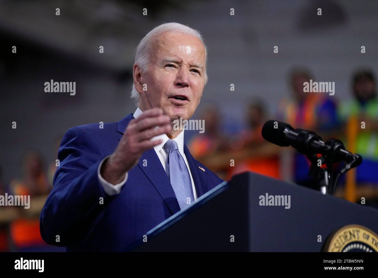 President Joe Biden speaks Friday, Dec. 8, 2023, in Las Vegas. (AP ...