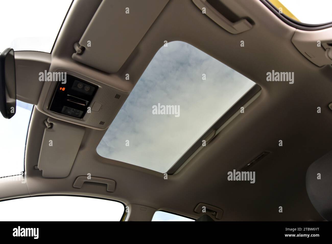 Car sunroof steering wheel hi-res stock photography and images - Alamy
