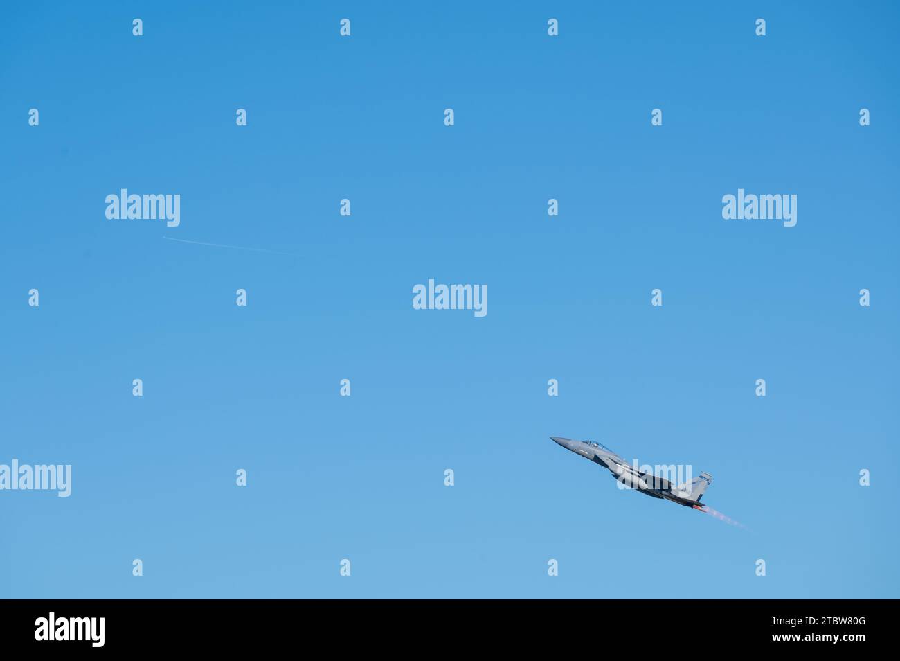 An F-15C Eagle aircraft assigned to the 125th Figher Wing takes off ...