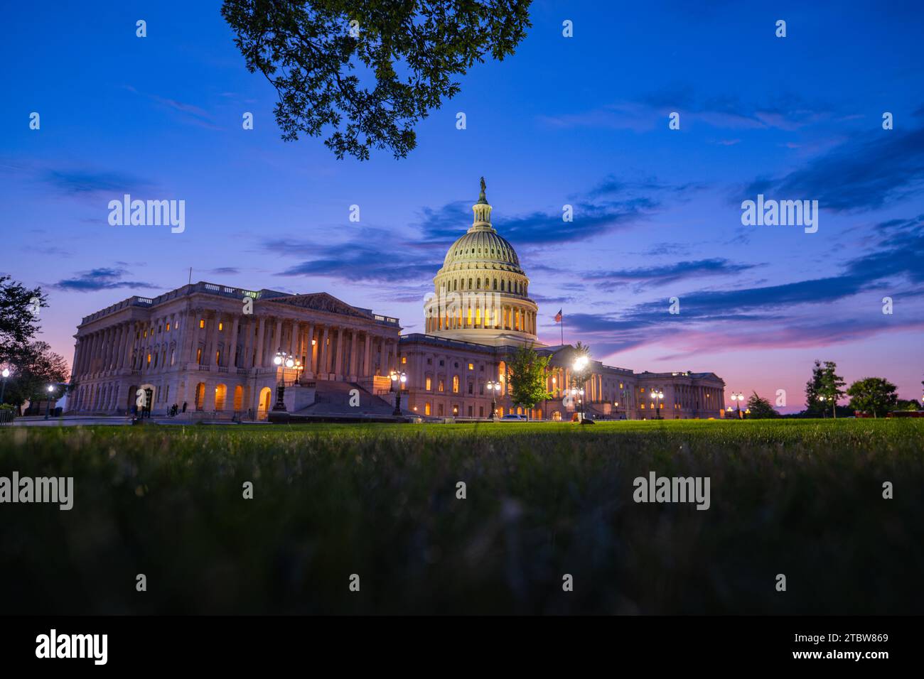US National Capitol in Washington, DC. American landmark Stock Photo ...