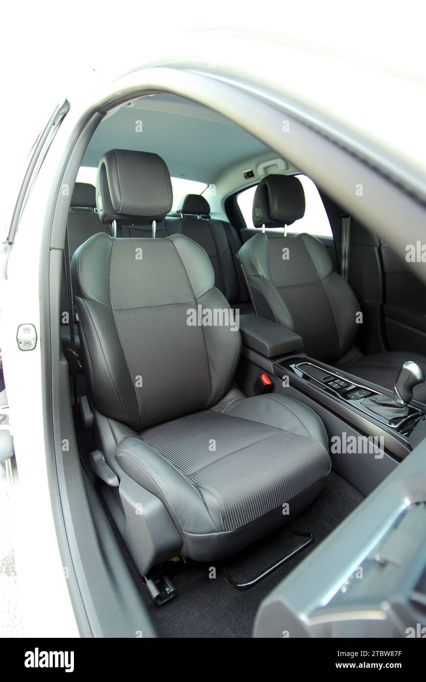 Front seats of a modern passenger car Stock Photo - Alamy