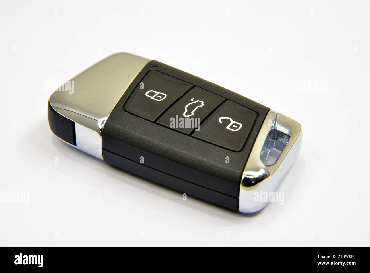 Pop-up car key with remote central locking Stock Photo - Alamy