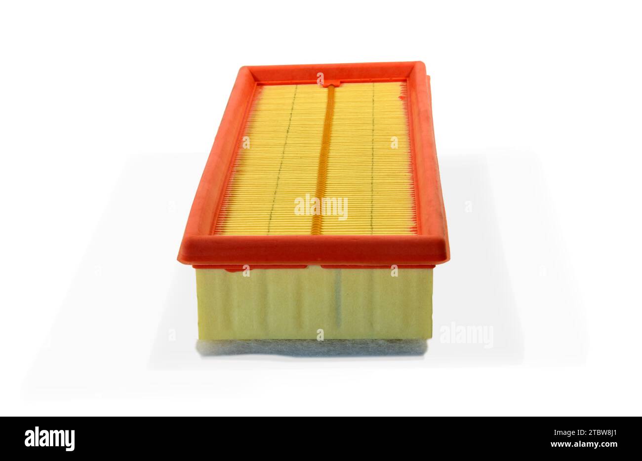 Automotive air filter, car spare part. Part of a car engine Stock Photo ...