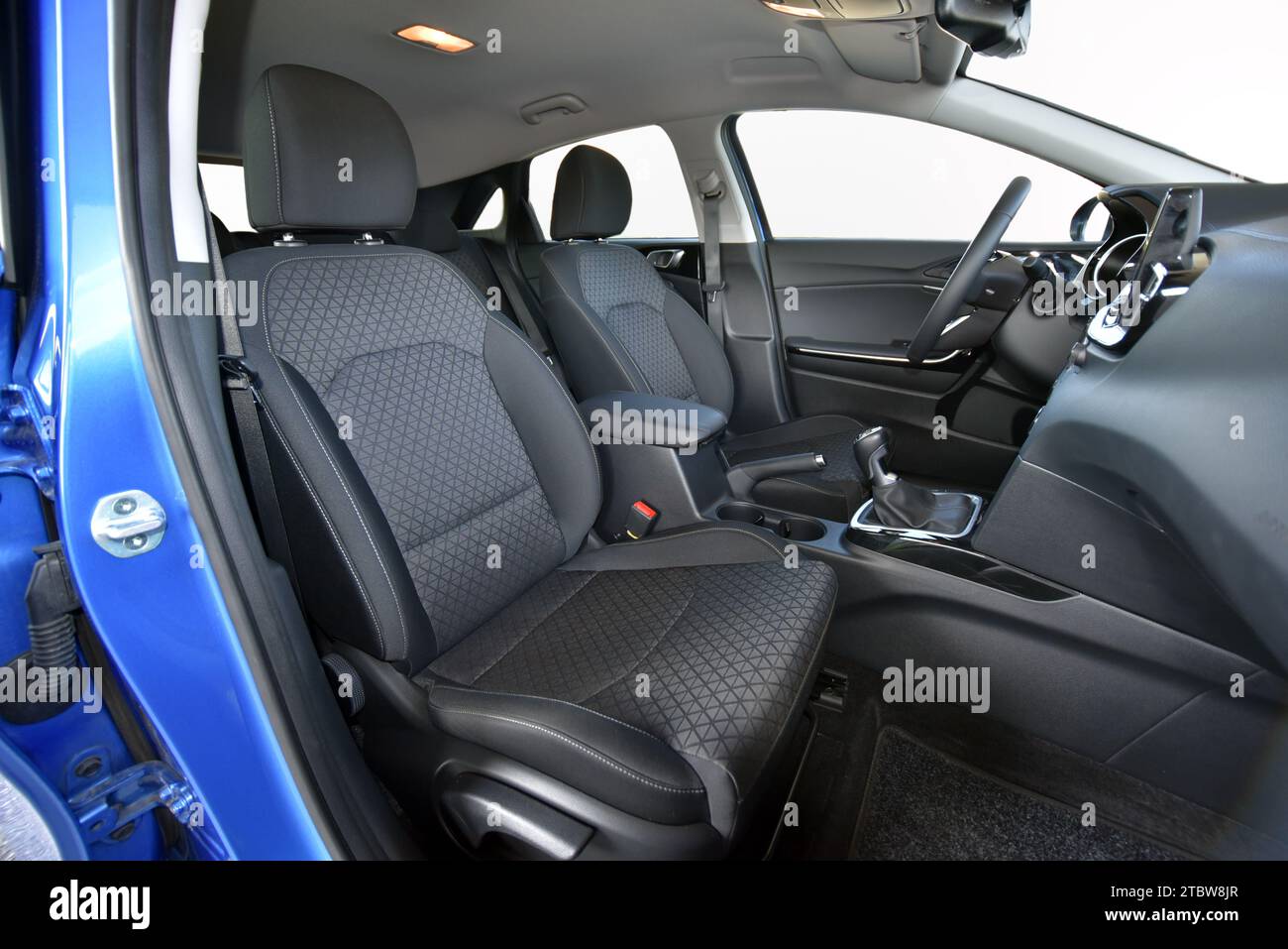 Front seats of a modern passenger car Stock Photo - Alamy