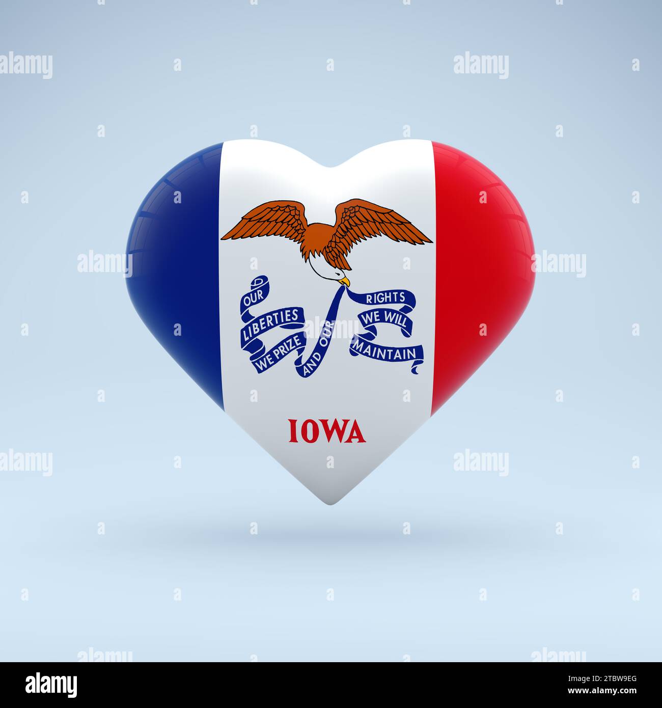 Iowa flag hi-res stock photography and images - Alamy