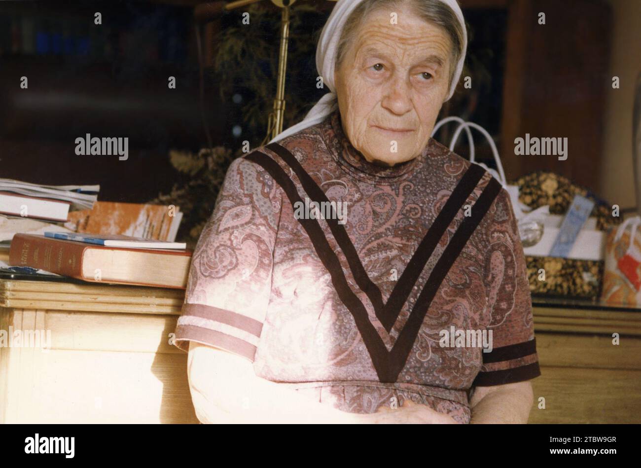 Torrance, California, U.S.A., 1996. Portrait of Sabina Wurmbrand, wifw ...
