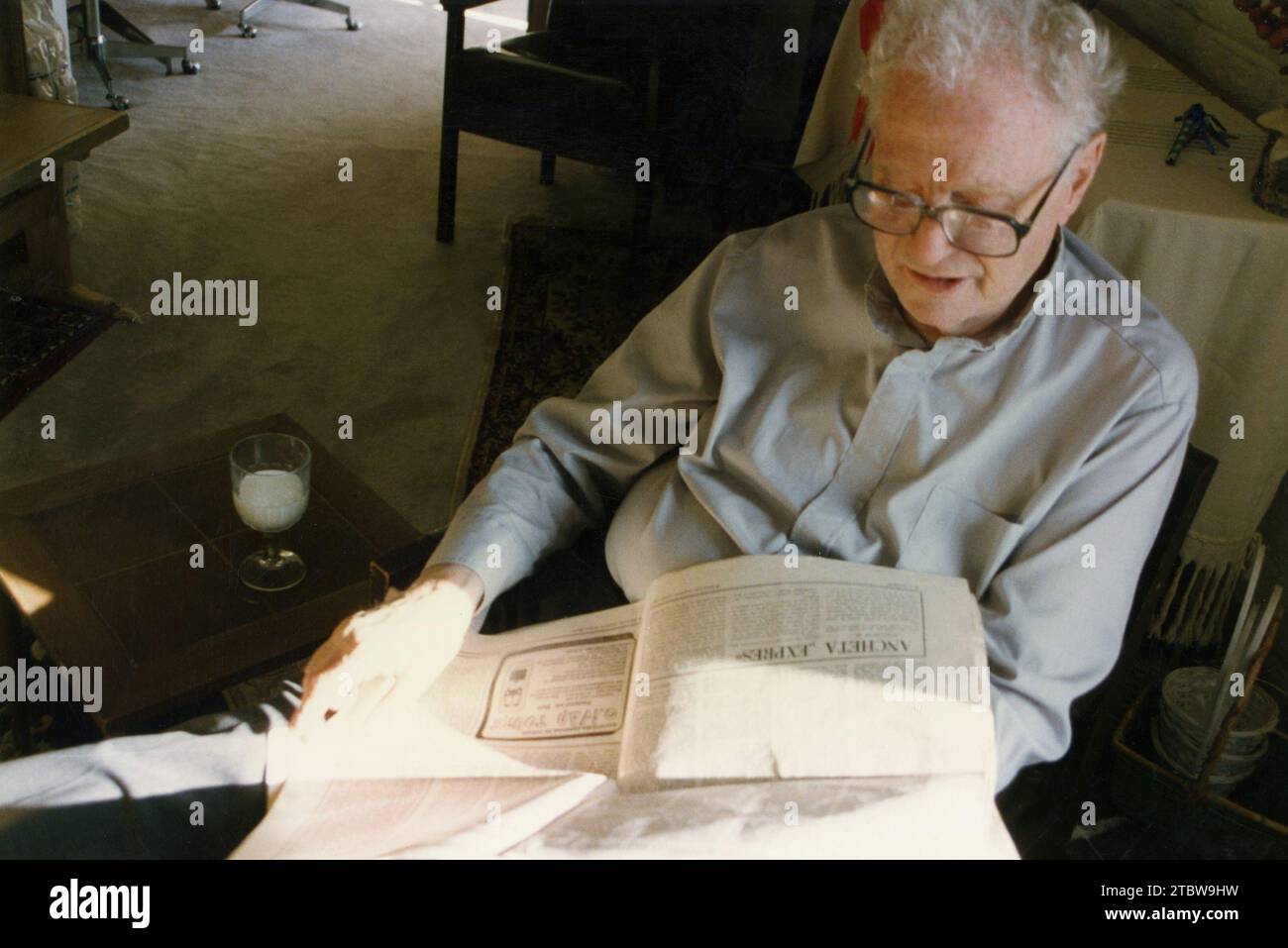 Torrance, California, U.S.A., 1996. Portrait of Romanian pastor Richard ...
