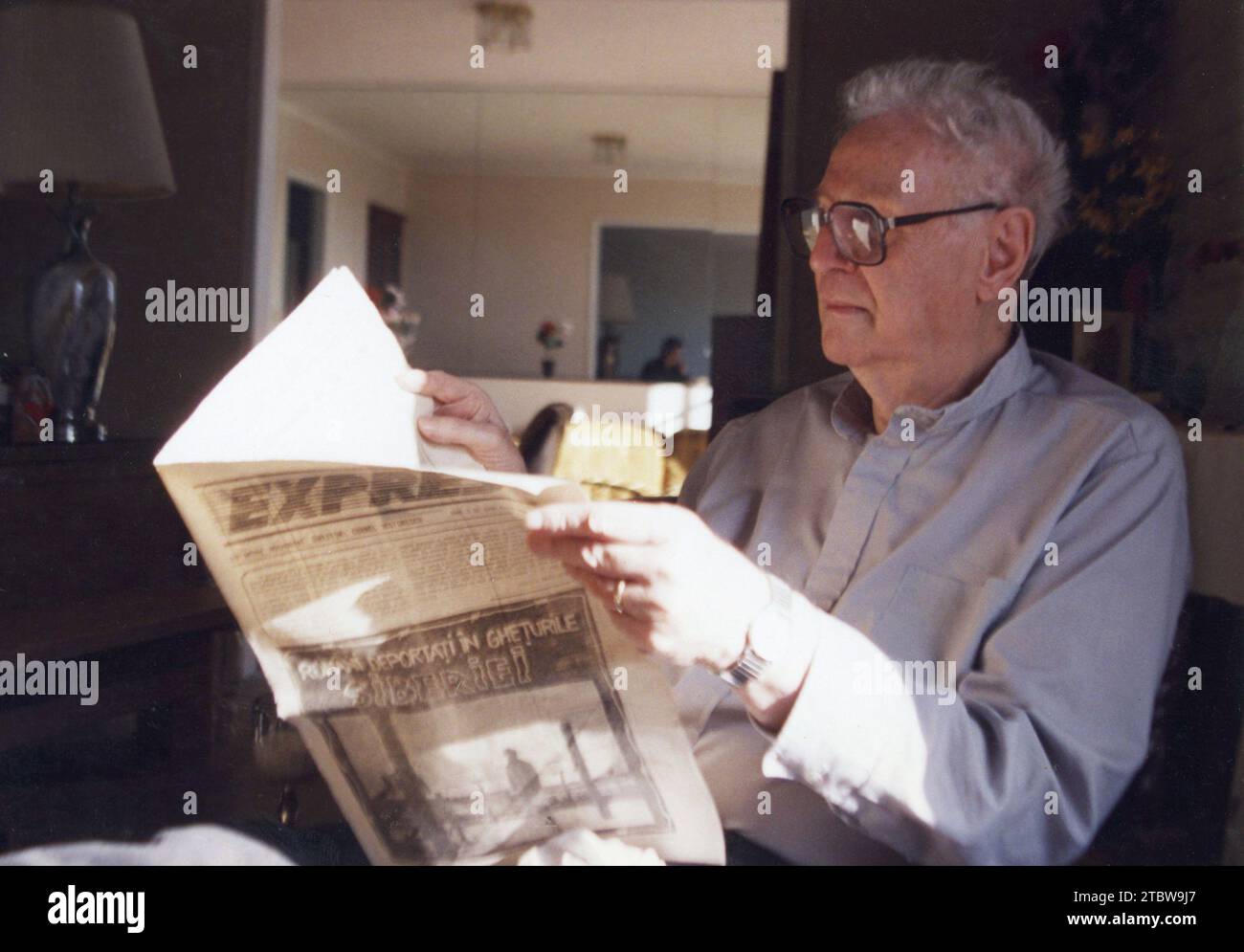 Torrance, California, U.S.A., 1996. Portrait of Romanian pastor Richard ...