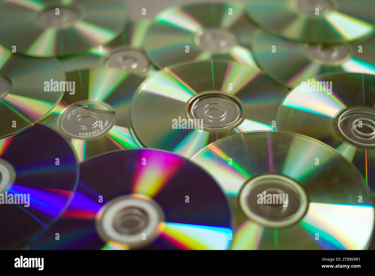 CDs discks as a background Stock Photo - Alamy