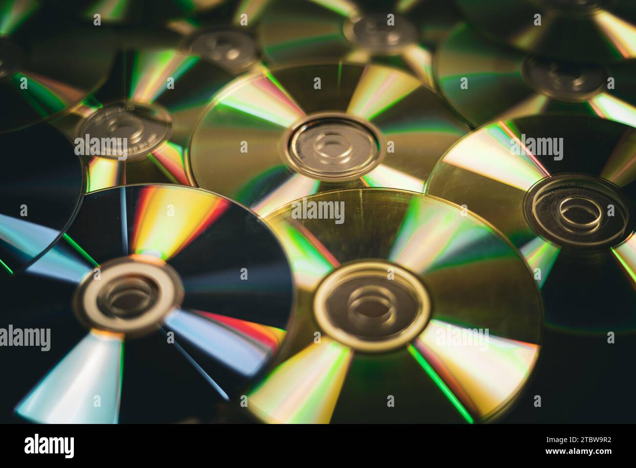 CDs discks as a background Stock Photo - Alamy