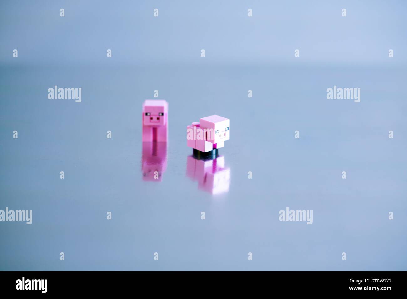 Lego bricks Minecraft Stock Photo - Alamy