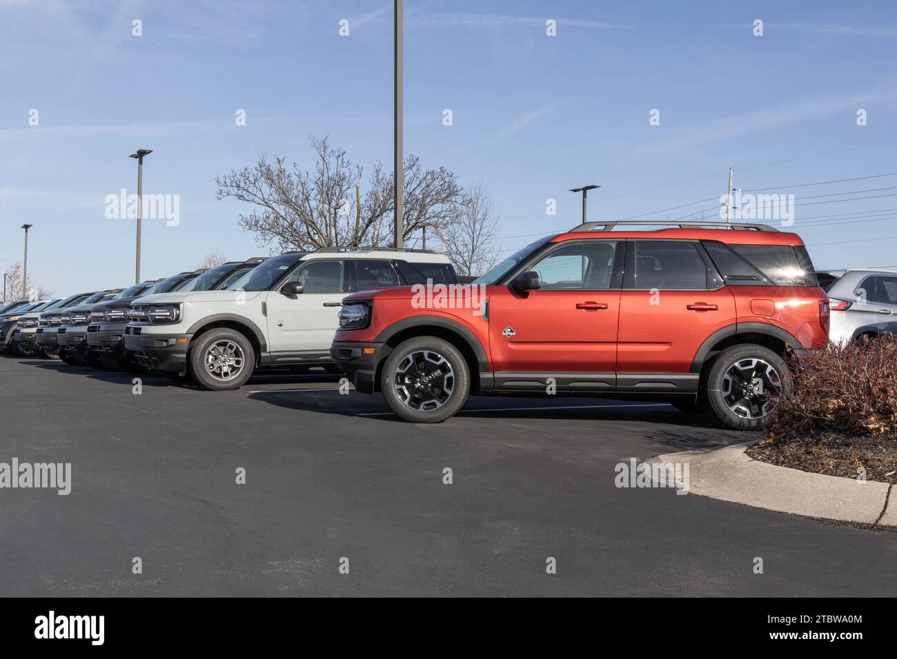 Zionsville - December 7, 2023: Ford Bronco display at a dealership ...