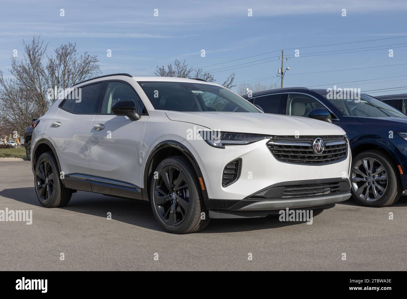 Carmel - December 7, 2023: Buick Envision Essence SUV display at a ...