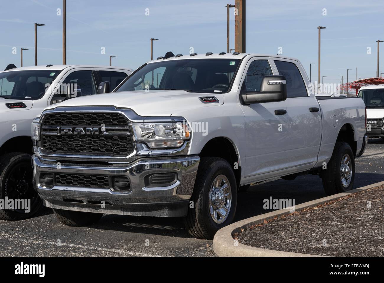 Indianapolis - December 7, 2023: Ram 2500 Crew Cab display at a ...