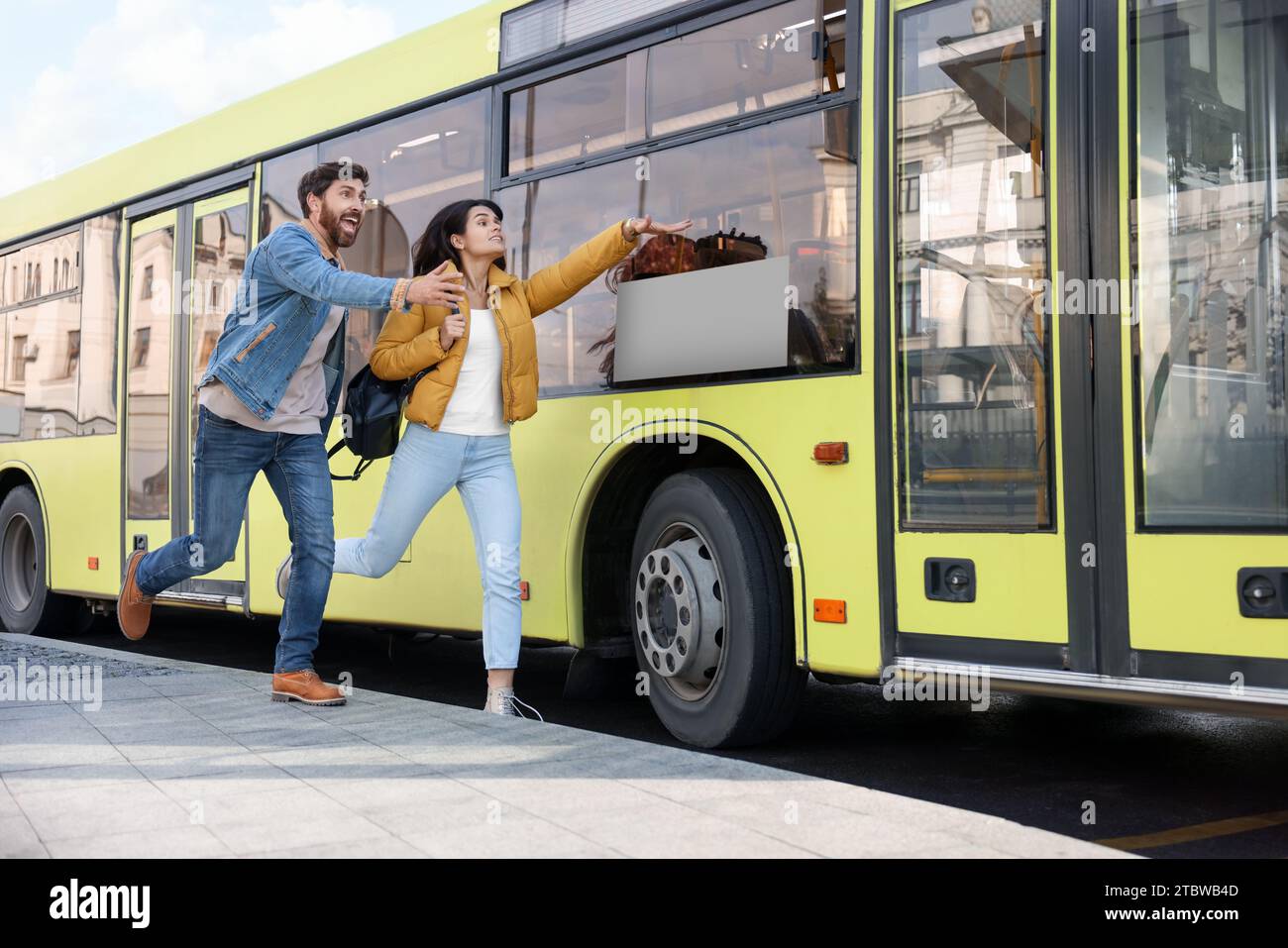 Being late worried couple hi-res stock photography and images - Alamy