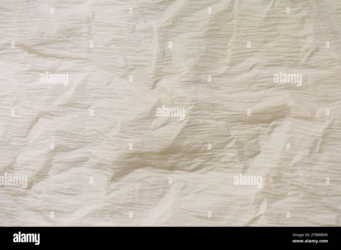 Texture of crumpled beige paper as background, closeup view Stock Photo ...