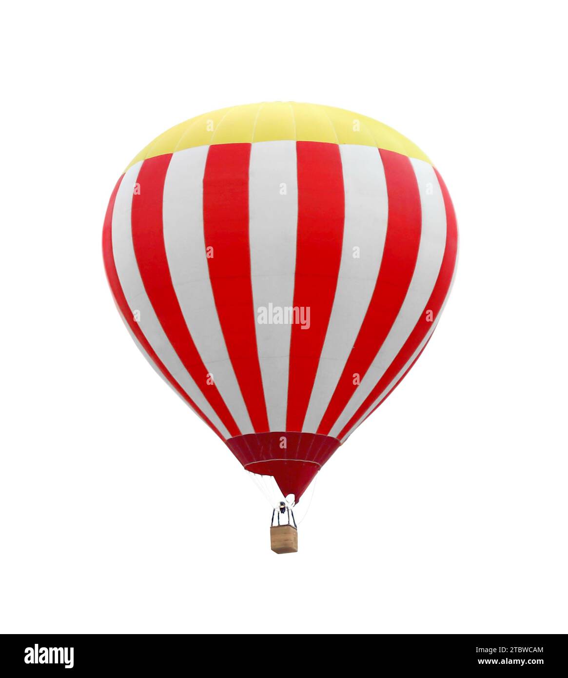 Wicker basket hot air ballon Cut Out Stock Images & Pictures - Alamy