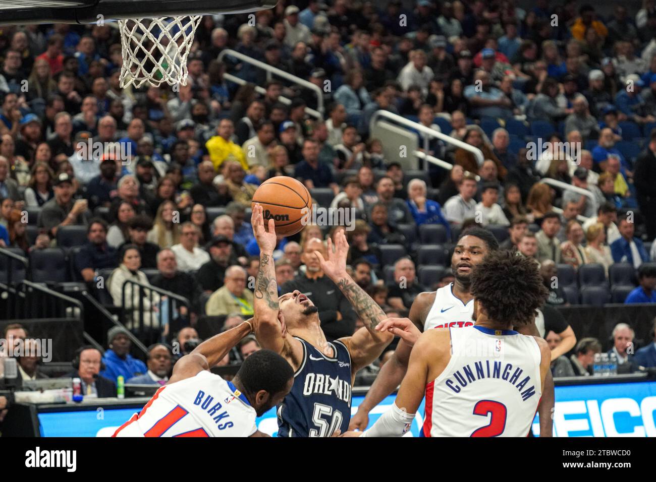 Orlando, Florida, USA, December 8, Orlando Magic guard Cole Anthony #50 ...