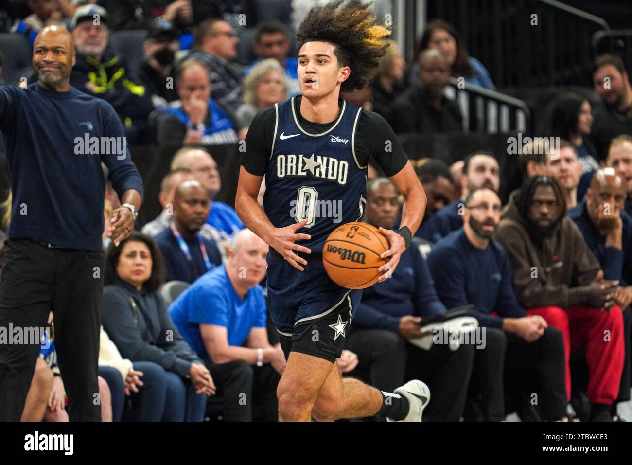 Orlando, Florida, USA, December 8, Orlando Magic guard Anthony Black #0 ...