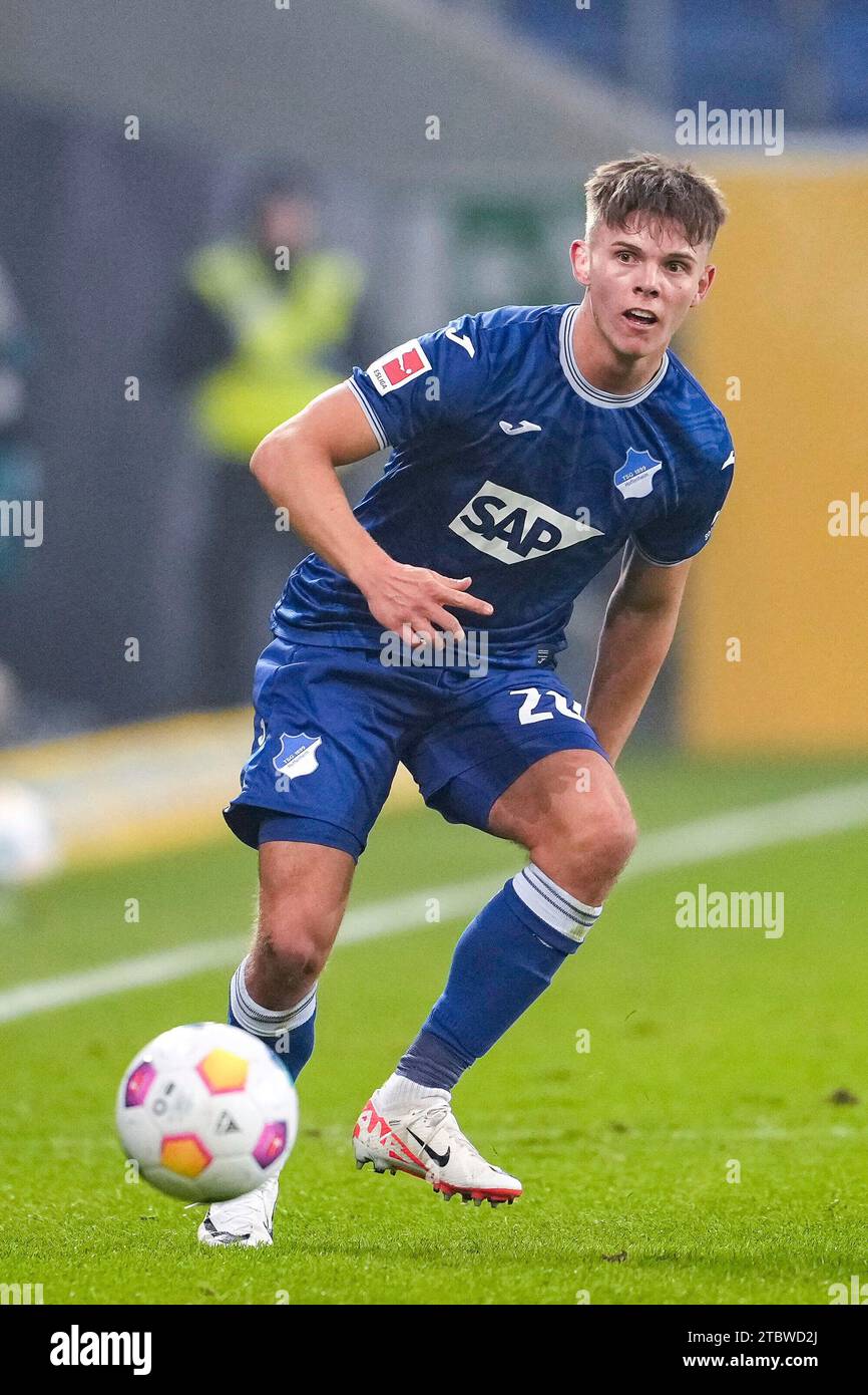 Sinsheim, Deutschland. 08th Dec, 2023. Finn Ole Becker (Hoffenheim, 20 ...