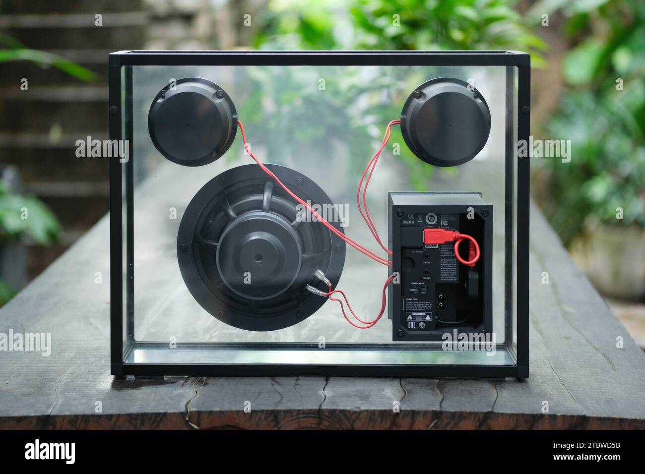 HCMC, VN - Dec 2023. Transparent Speaker Stock Photo - Alamy