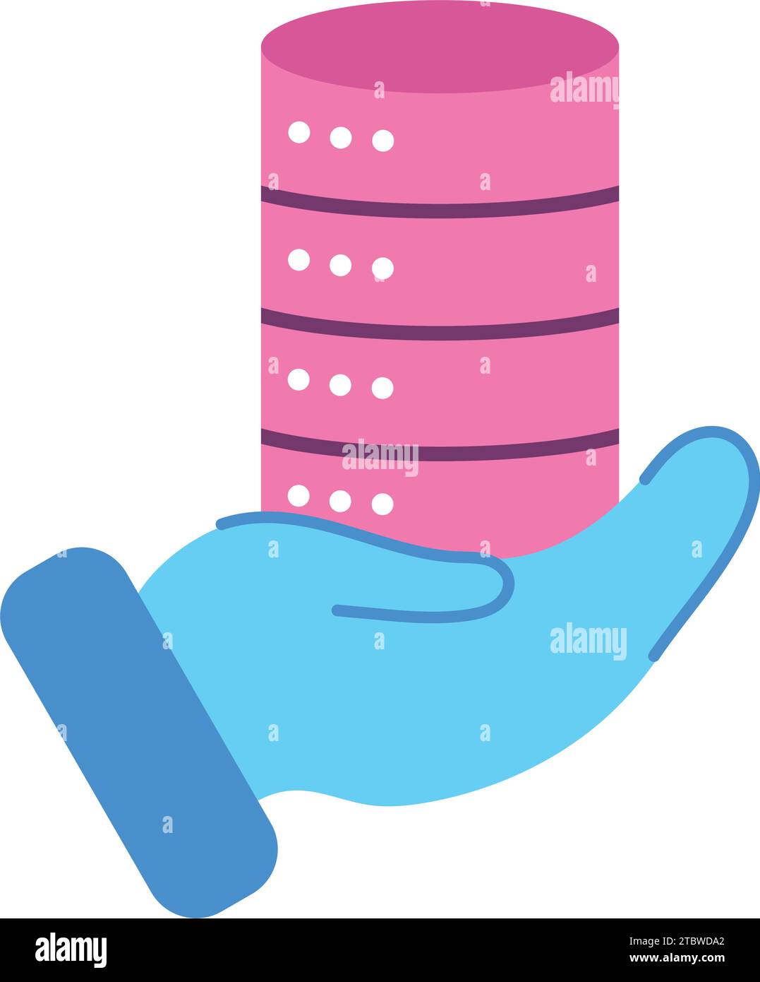 Hand on tables Stock Vector Images - Alamy