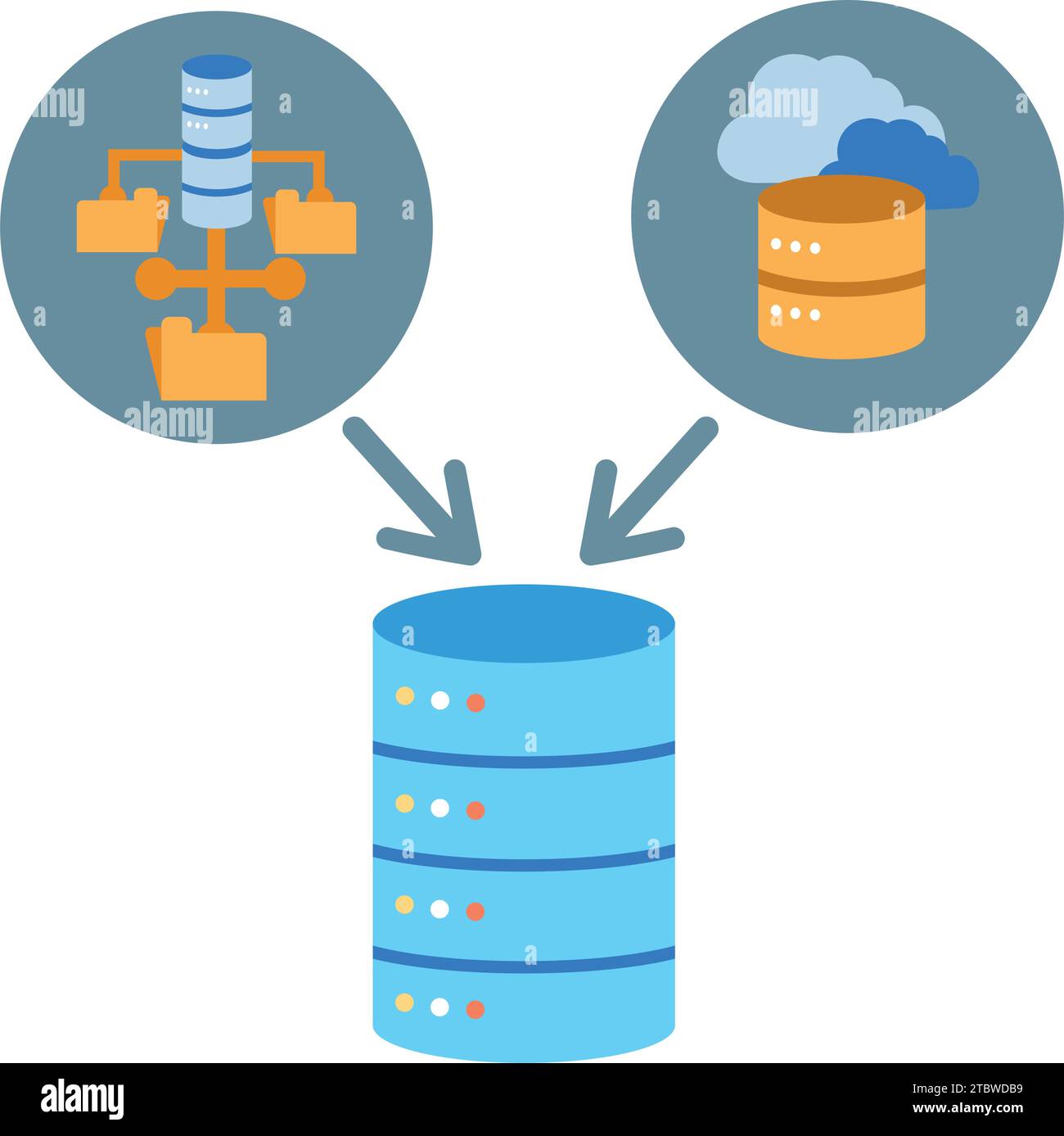 Unstructured information Stock Vector Images - Alamy