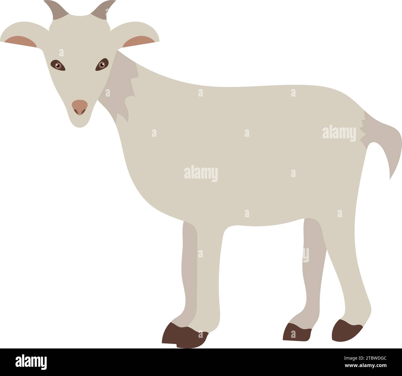 cute goat illustration vector isolated Stock Vector Image & Art - Alamy