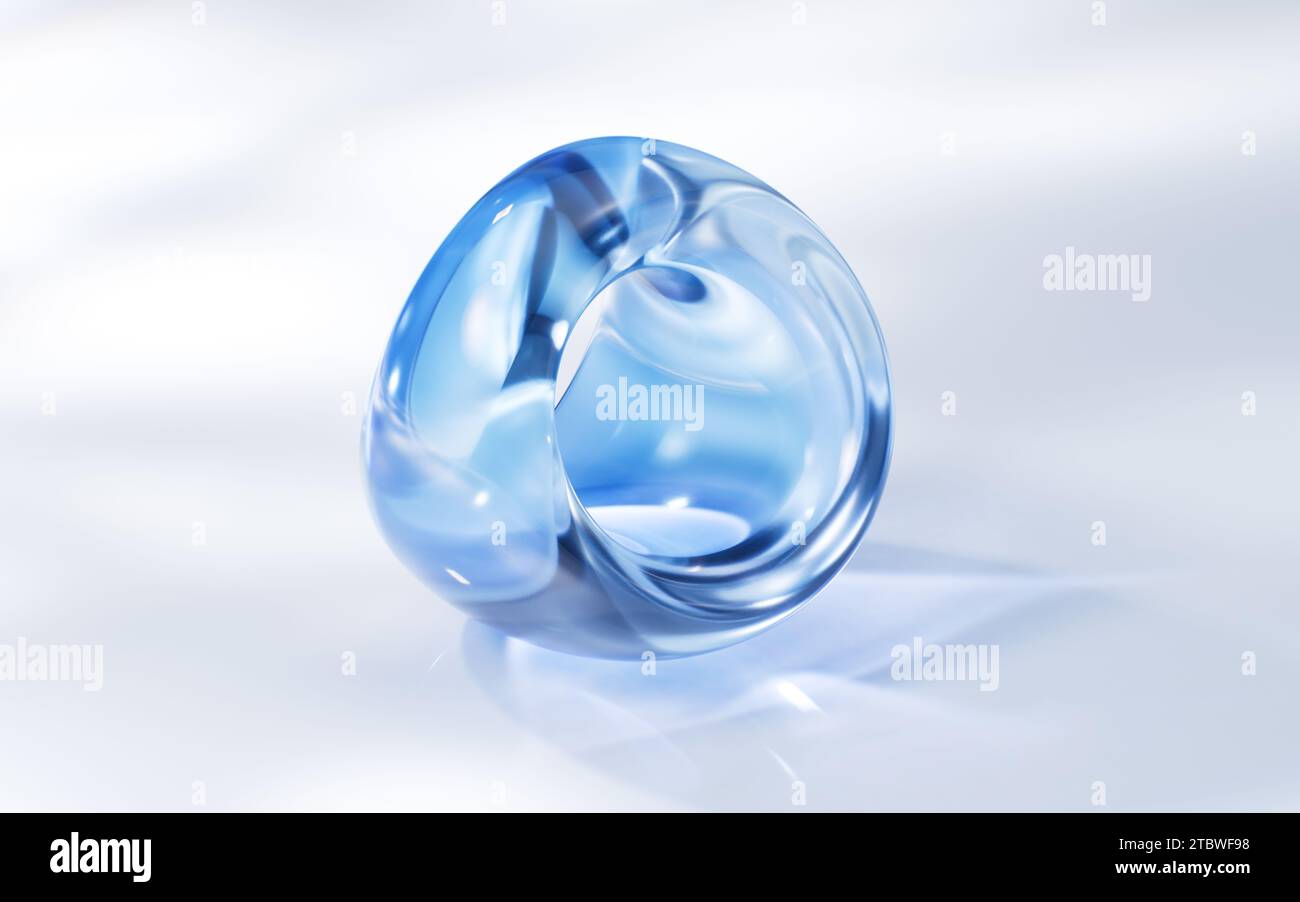 Abstract shiny glass geometry background, 3d rendering. 3D illustration ...