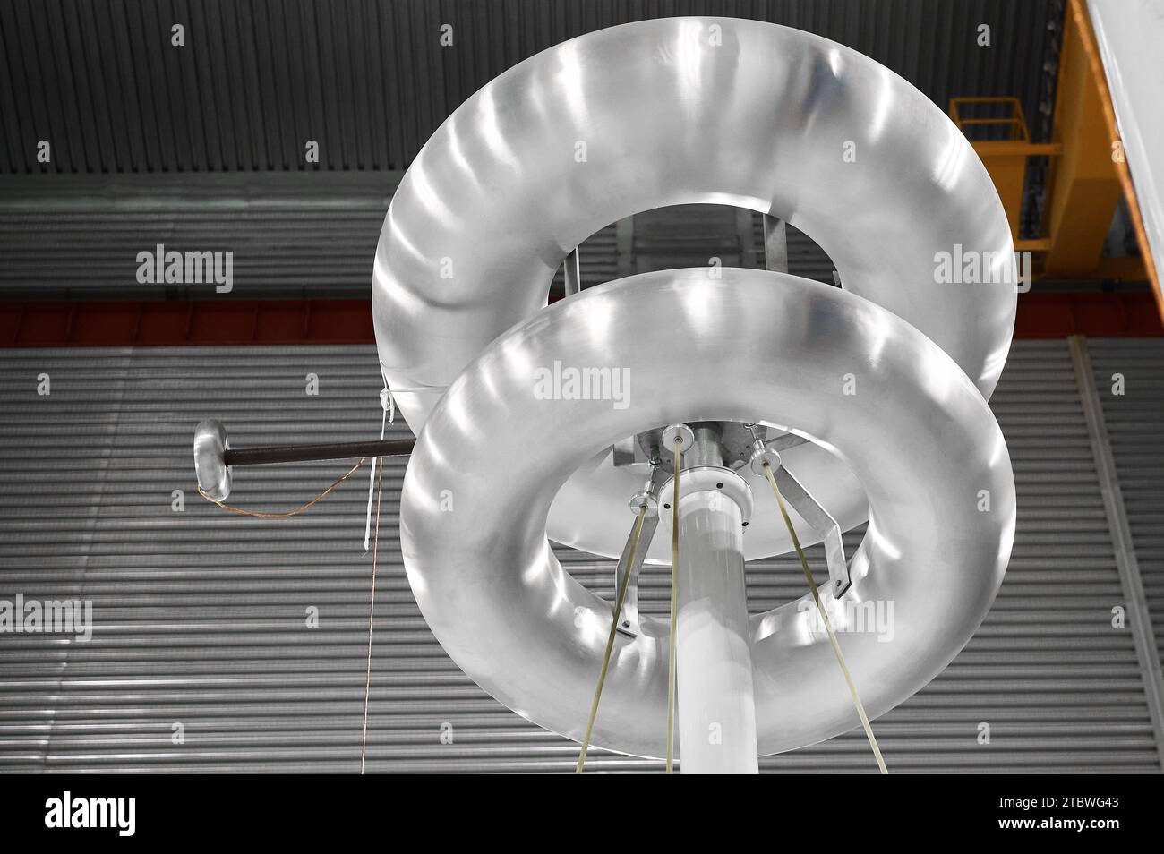 Pulse voltage generator electric equipment at tests in lab Stock Photo ...