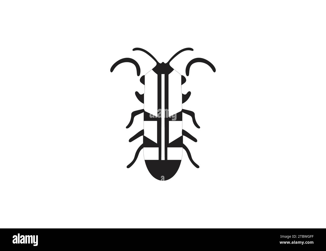 African Sugarcane Borer minimal style icon illustration design Stock ...