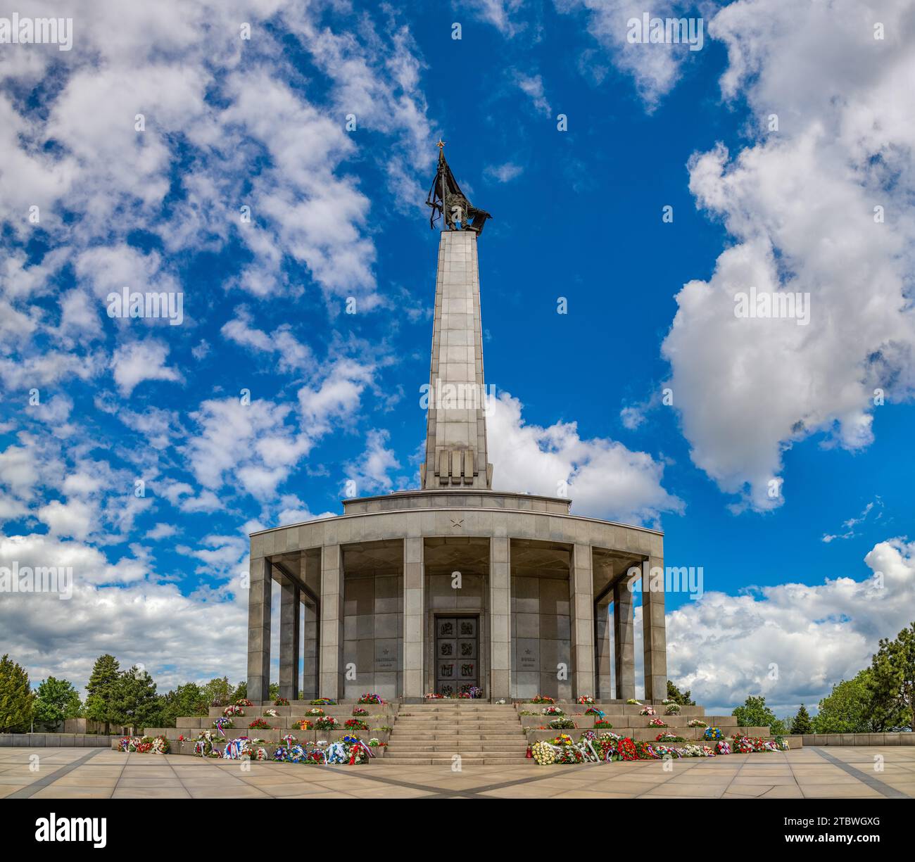 A panorama picture of the Slavin monument Stock Photo - Alamy