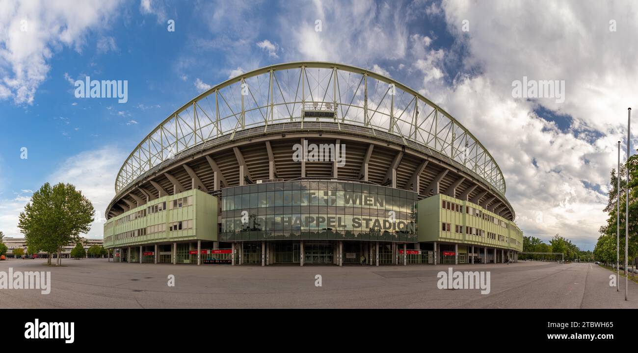 A panorama picture of the Ernst Happel Stadium Stock Photo - Alamy