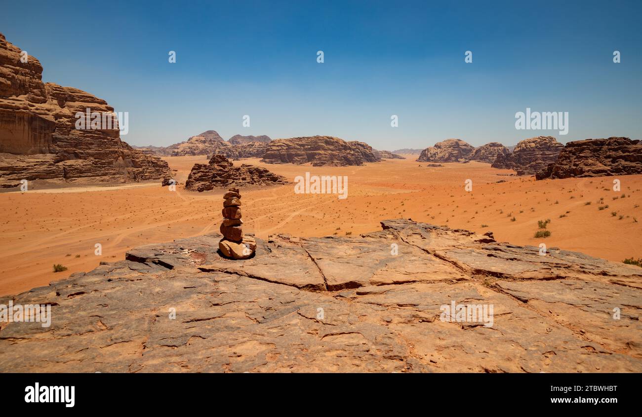 A picture of Wadi Rum's landscape Stock Photo - Alamy