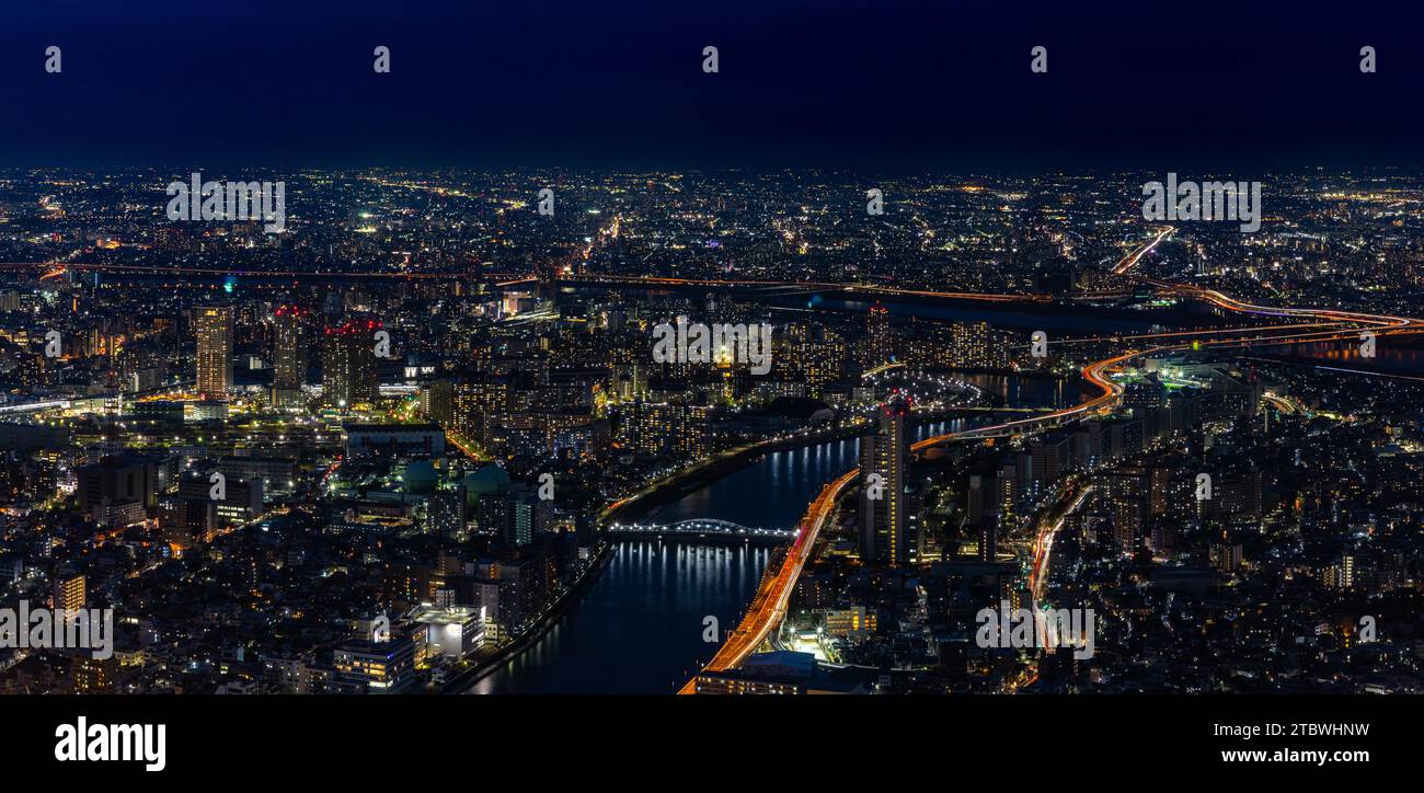 Tokyo skytree panorama hi-res stock photography and images - Alamy
