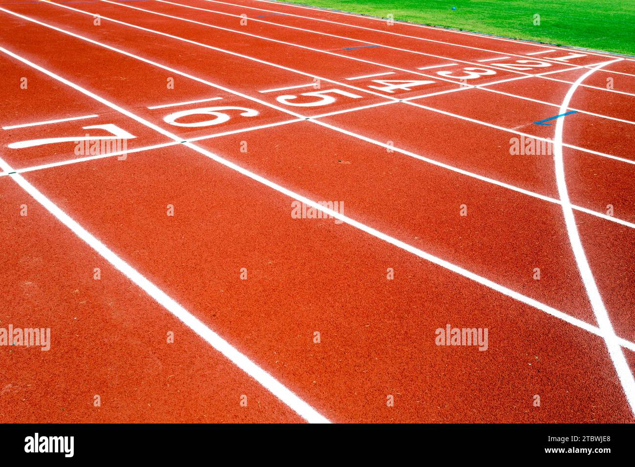 Bangkok, Thailand - March 9, 2018: Outdoor oval running track and ...